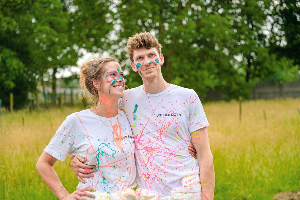 Bij de Art Attack Room van Annelies en Robin veranderen gevoelens in ...