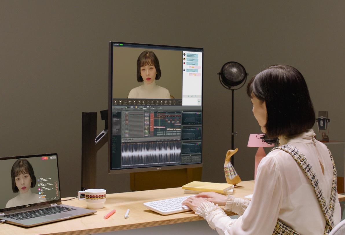 LG introduceert verticale monitor speciaal voor thuiswerkers