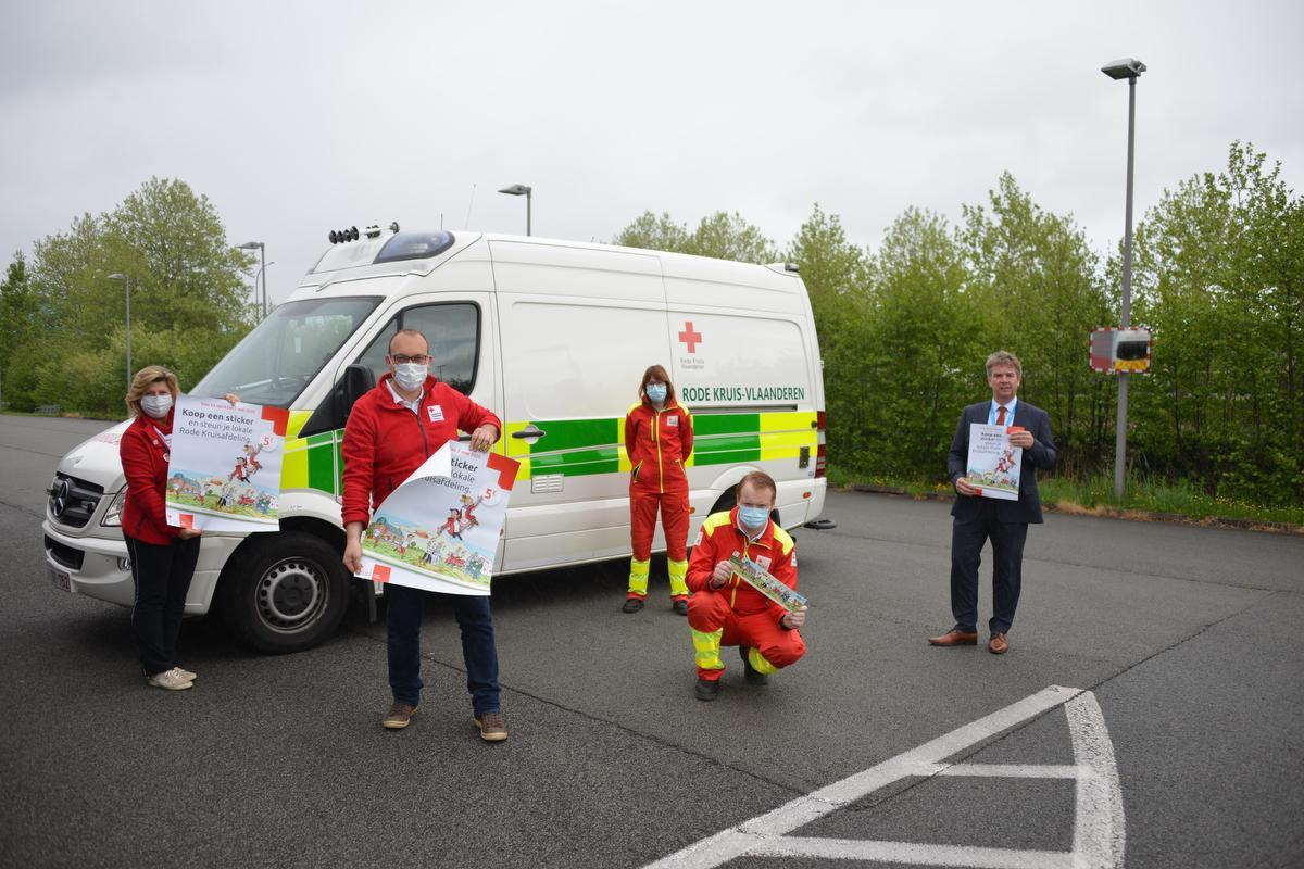 Rode Kruis hoopt dat stickers dit jaar even veel opbrengen - KW.be