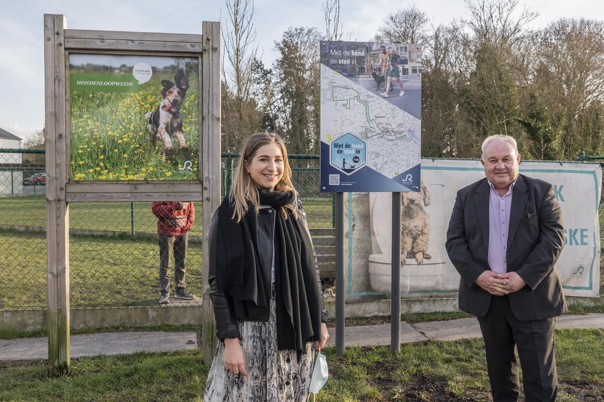 Margot Wybo, zelf een hondenbaasje, wil meer speelweides voor de 12.000 ...