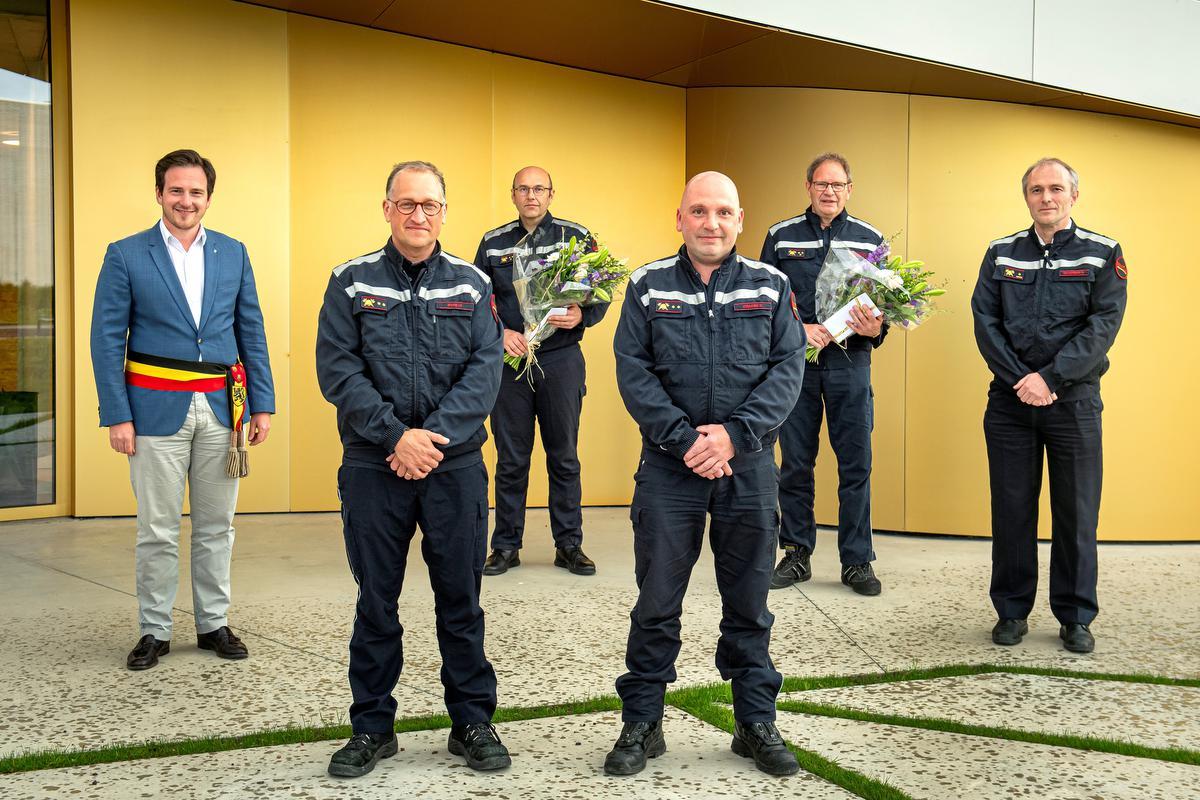 Staden stelt nieuwe brandweerchefs voor - KW.be