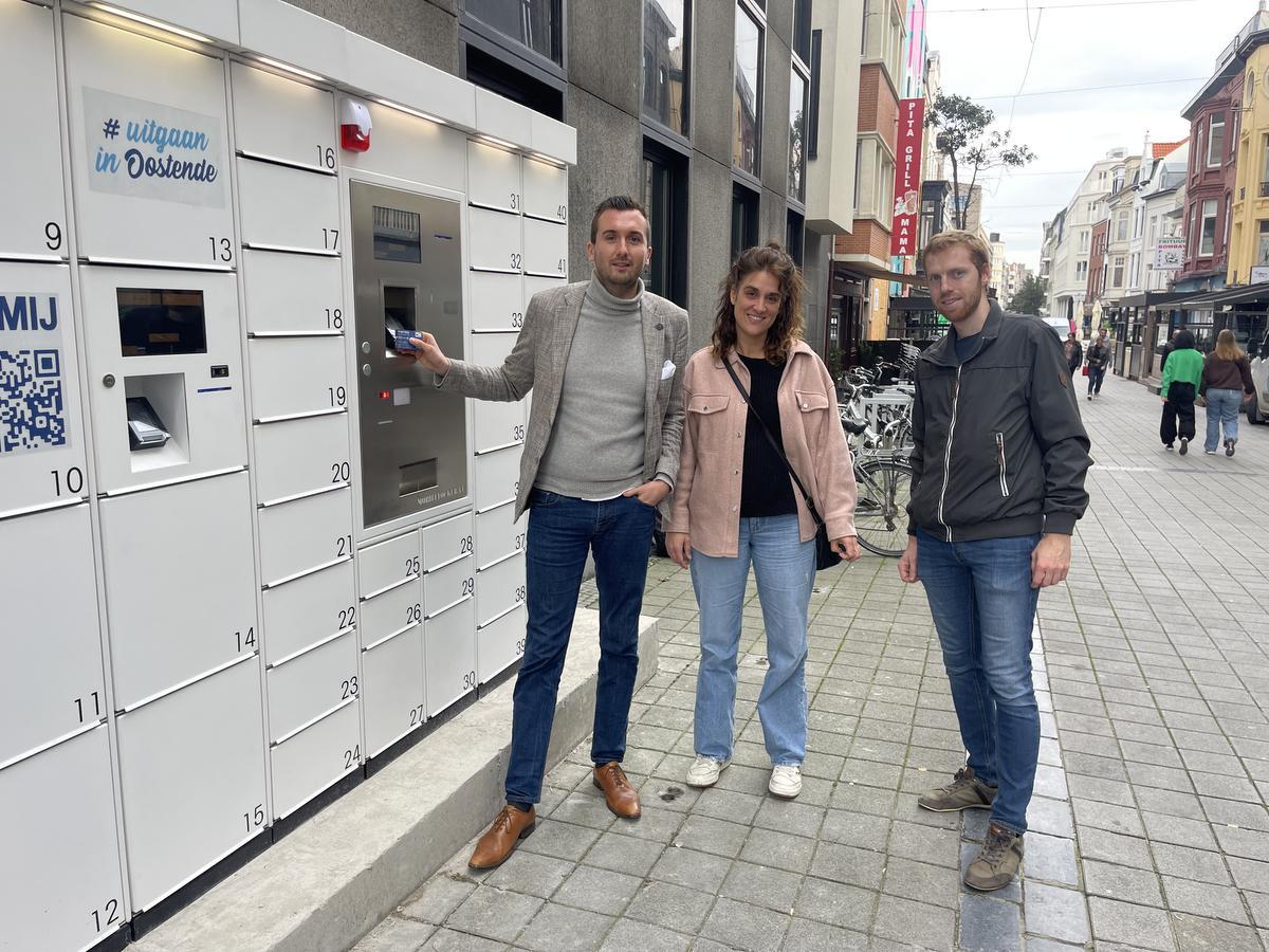 Jongeren kunnen in Oostende voortaan spullen opbergen in locker tijdens ...