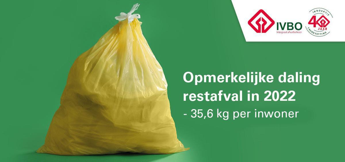 Restafval bij IVBO daalt met 35,6 kilo per inwoner - KW.be