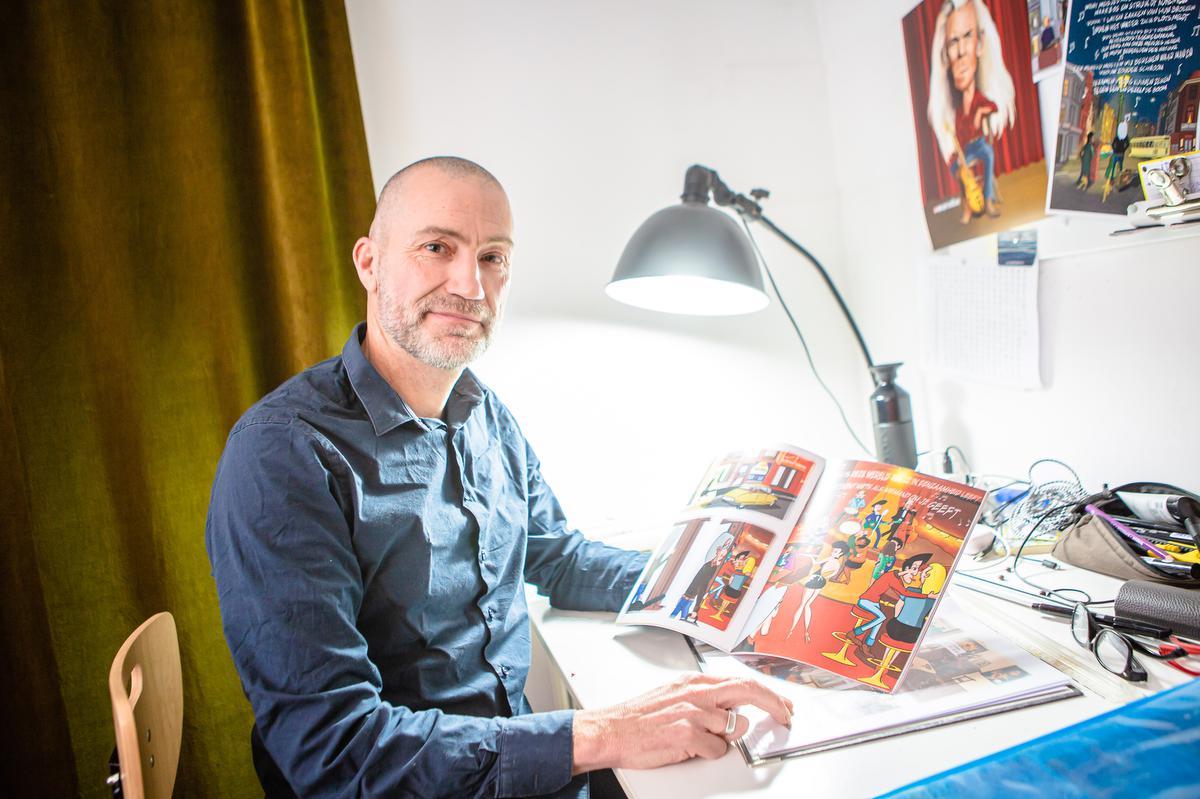 Ivo Libbrecht maakt strip over én met Guido Belcanto - KW.be