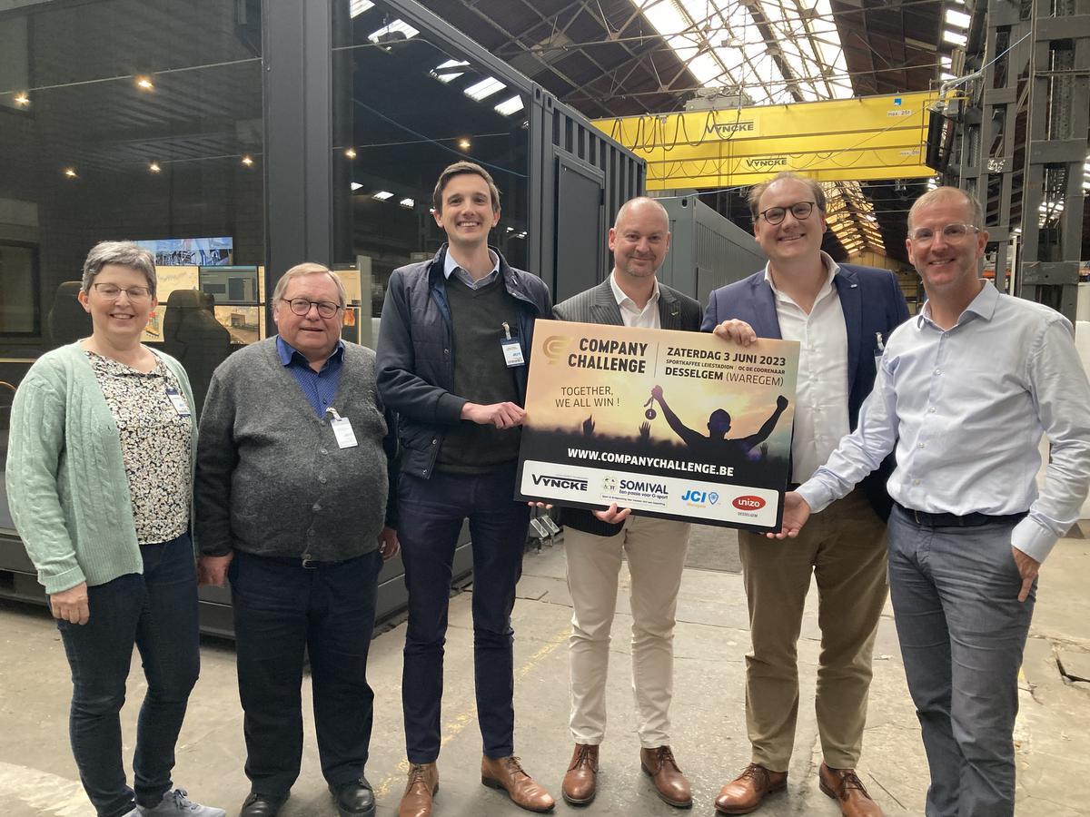 JCI Waregem organiseert Compagnie Challenge ten voordele van Somival ...