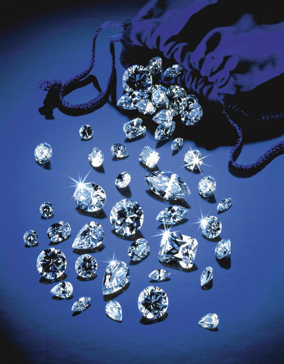 Ruwe diamant is 10 procent duurder