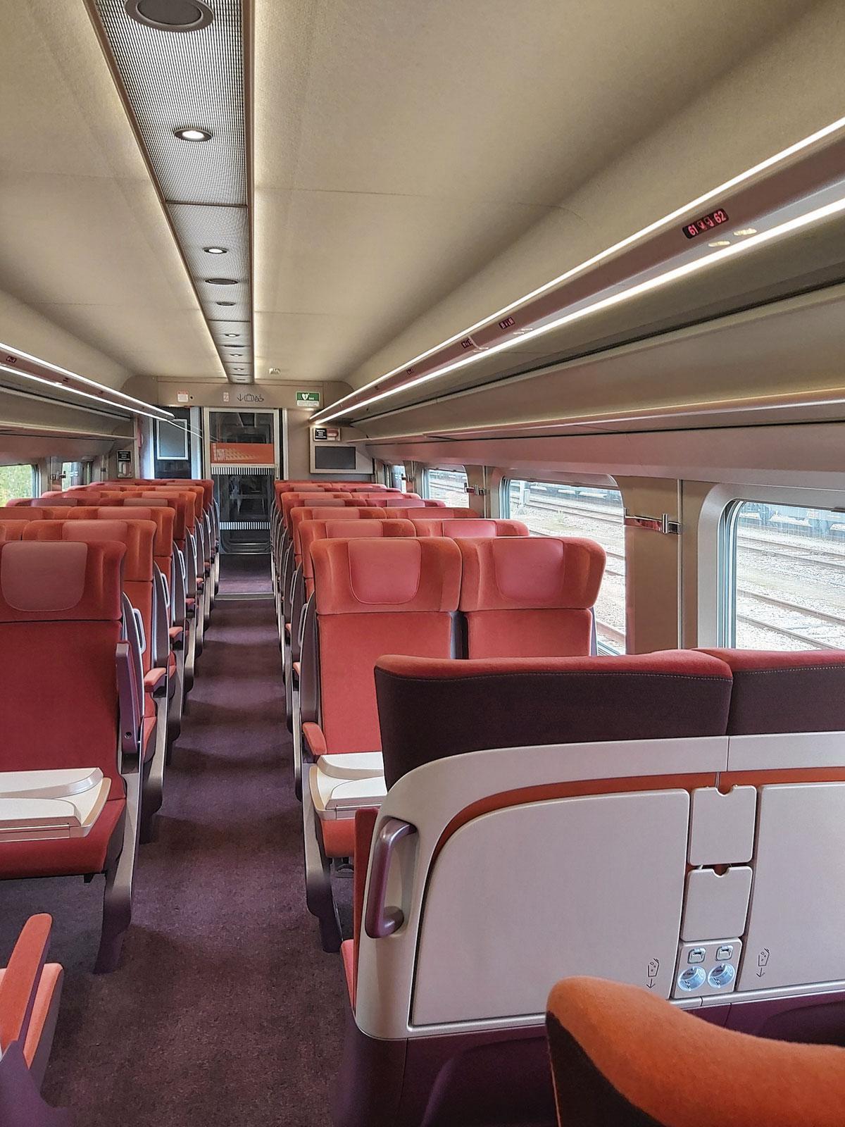Une touche belge dans les nouveaux Thalys