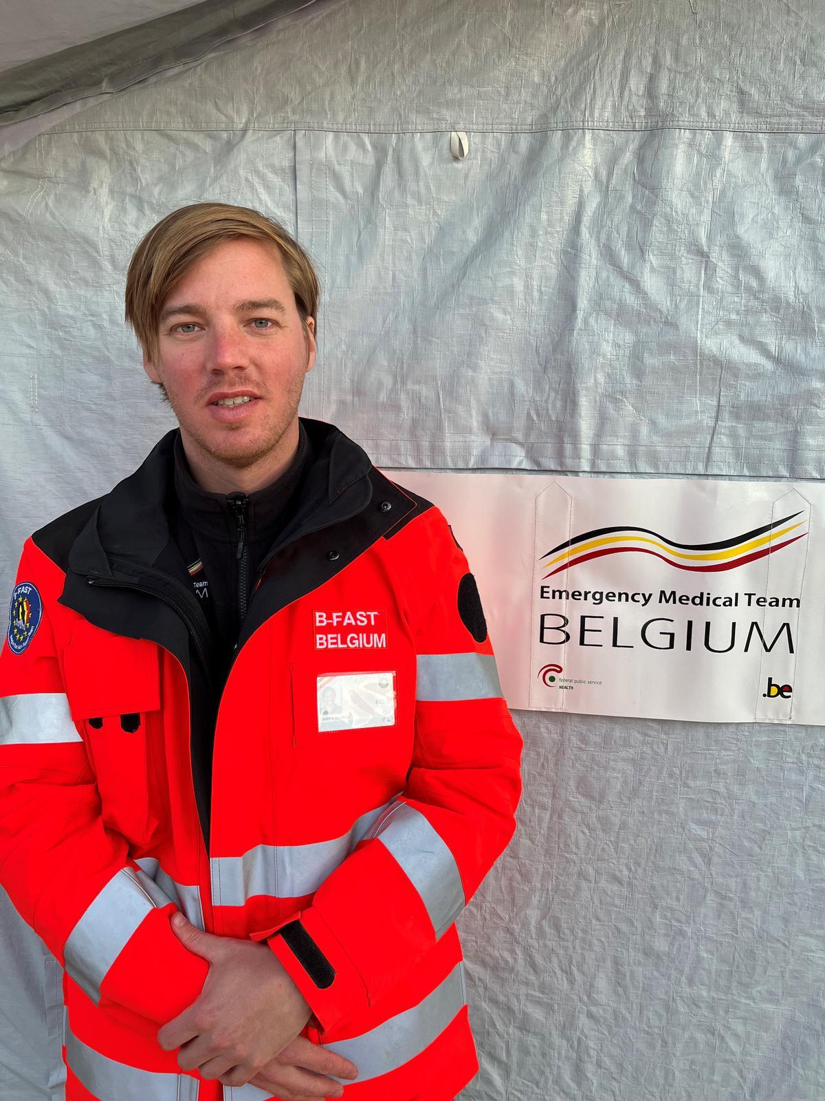 Matthijs Samyn uit Roeselare stond aan het hoofd van 106-koppige B-FAST ...