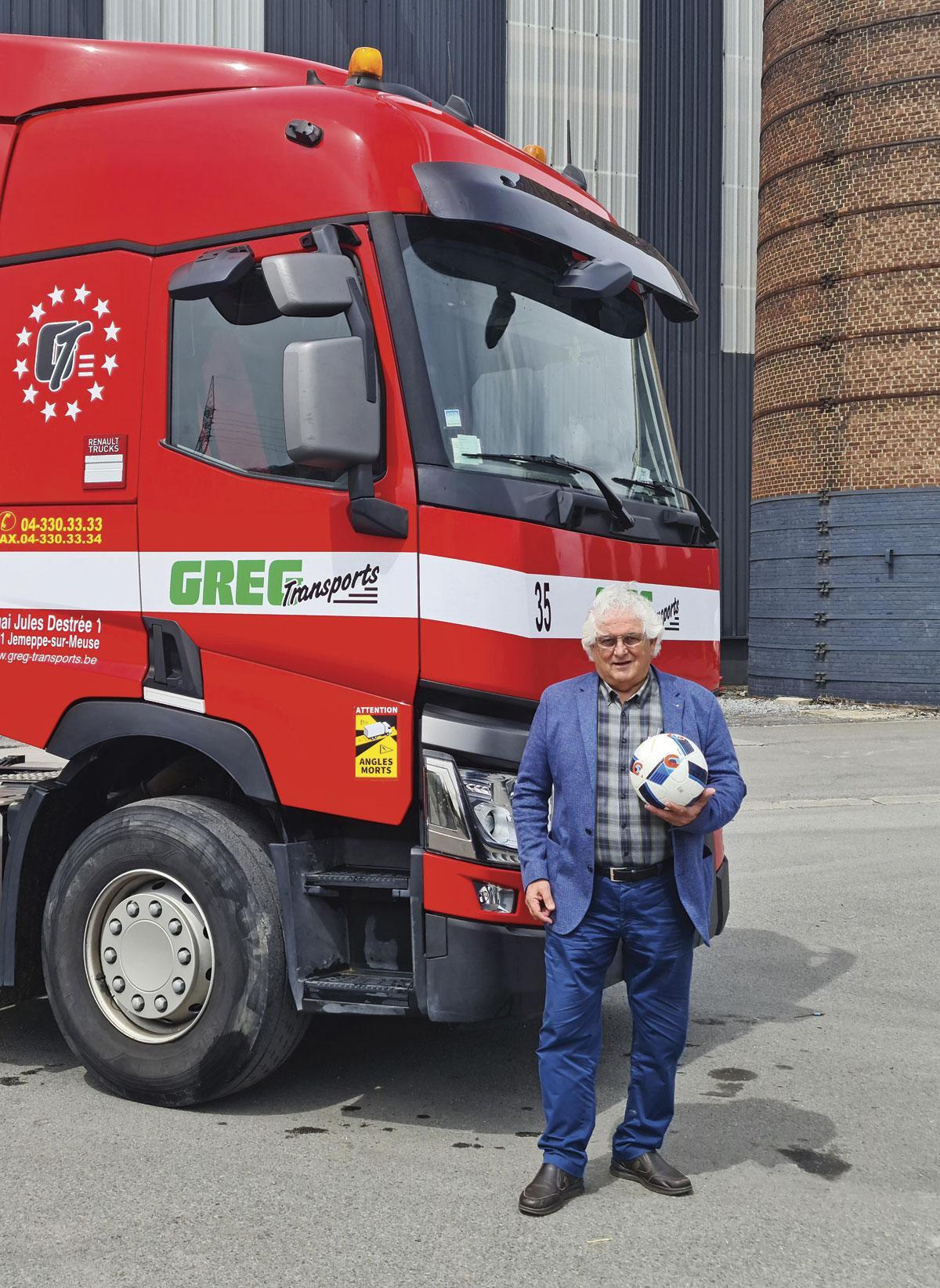 Portrait de Mario Franchi à la tête d'une société de camions et d'un ...