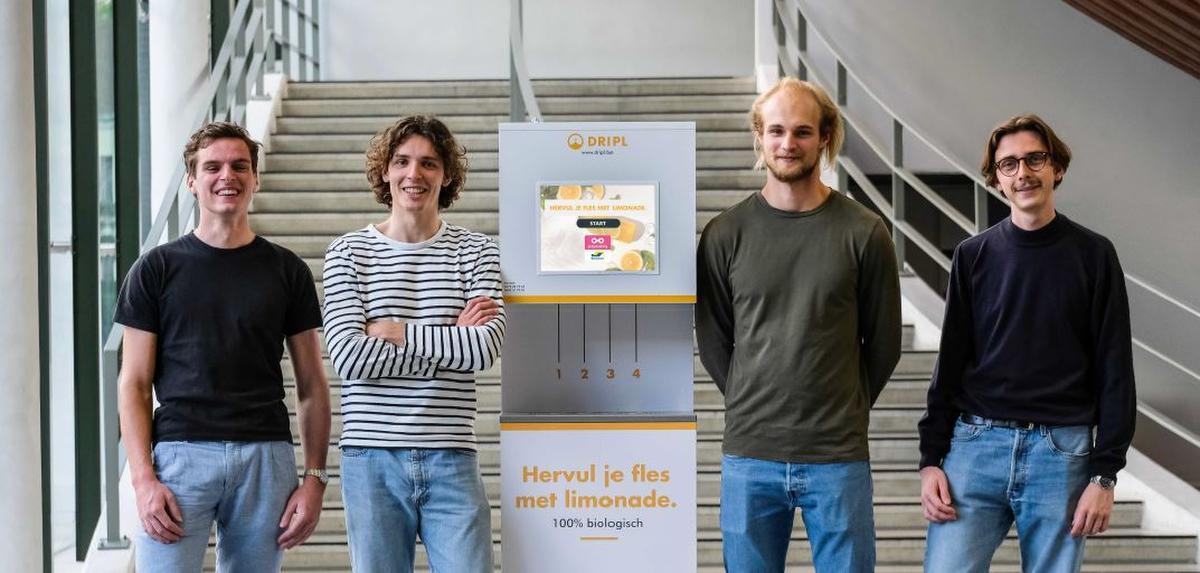 Colin Deblonde ontwerpt met drie vrienden Dripl: "Met onze eco-automaat ...