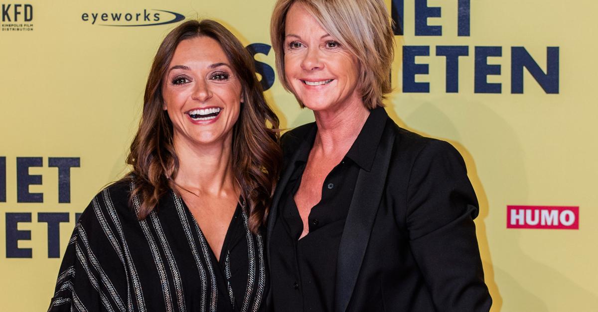 Anke De Ridder en Alexandra Potvin poseren voor het eerst samen op de ...