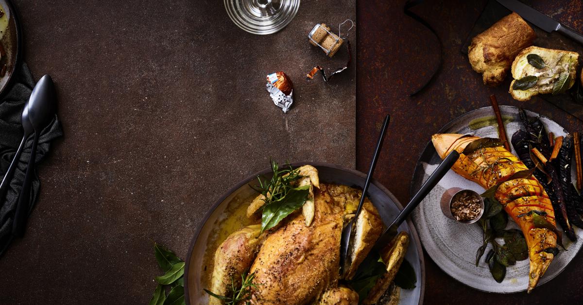 Wij serveren: een compleet kerstmenu met 6 typische feestingrediënten