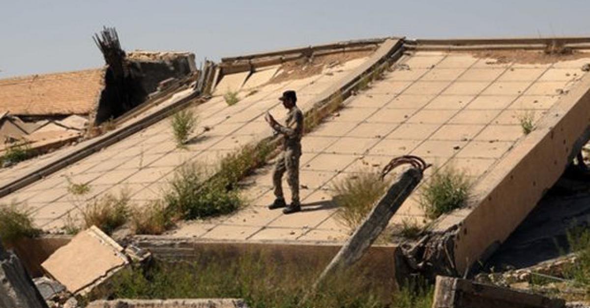 'Graf van Saddam Hoessein is volledig vernield bij gevechten in Irak'