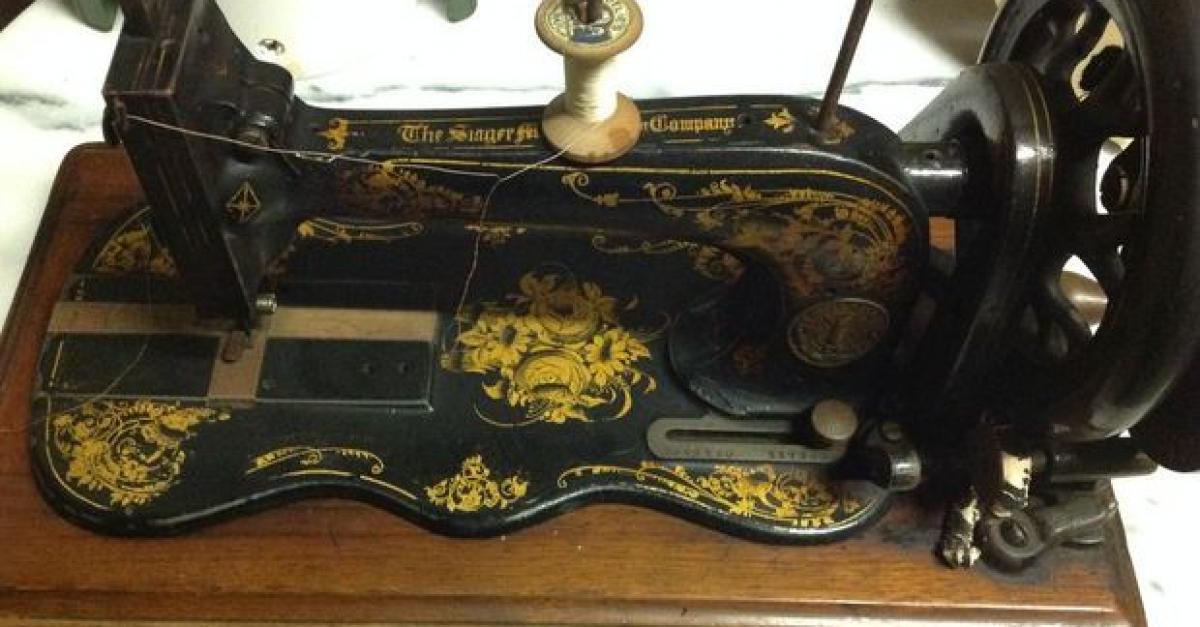 Antieke Singer Naaimachine