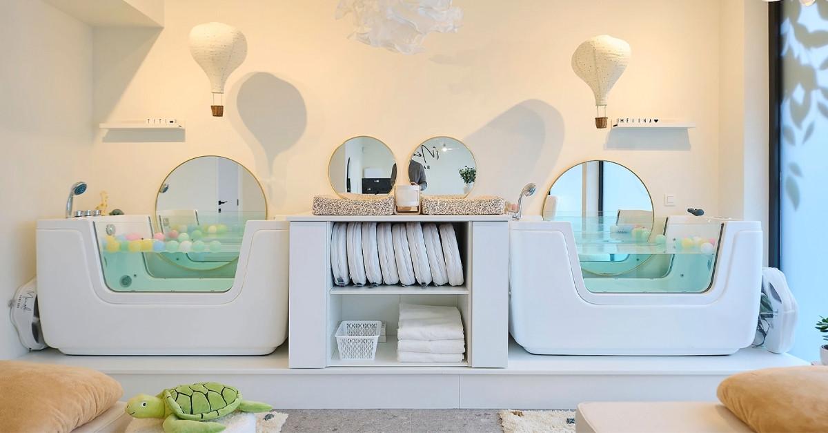 On a trouvé le plus joli spa pour bébés de Belgique