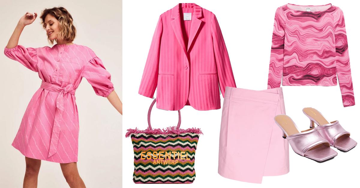 Deze roze kledingstukken fleuren deze grijze dagen zo op
