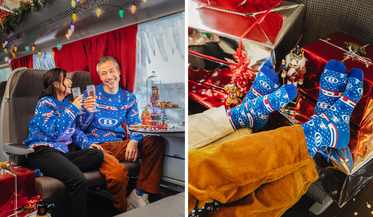 La SNCB lance des pulls kitsch de Noël
