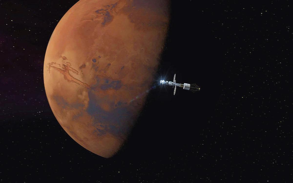 Une lueur verte détectée sur Mars par l'instrument belge de mesure NOMAD