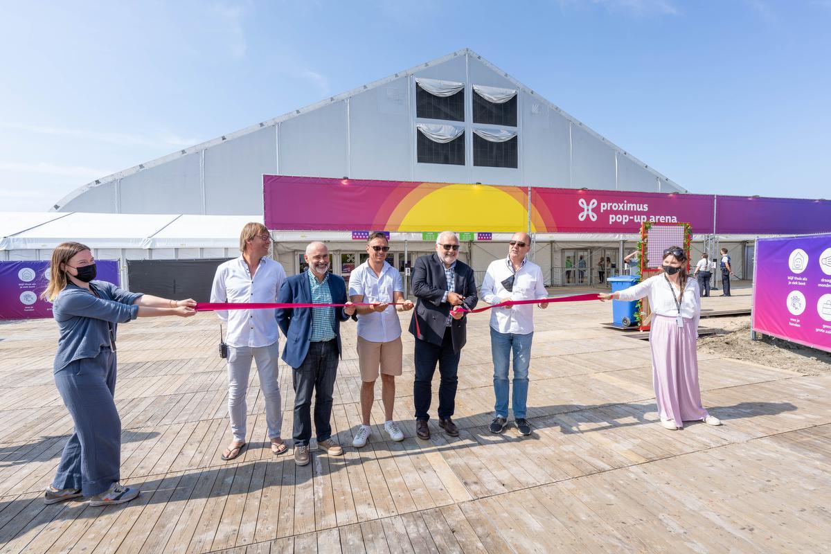 Proximus Pop-Up Arena Middelkerke officieel geopend - KW.be