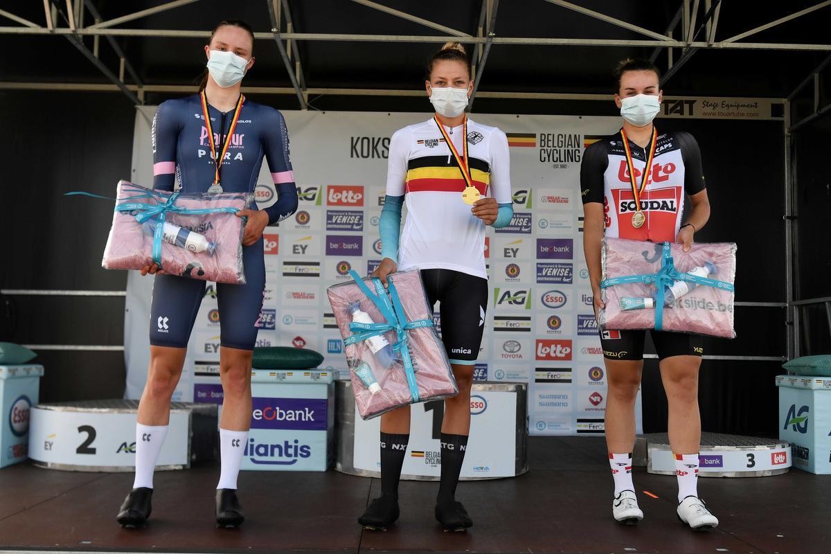 Shari Bossuyt uit Bellegem is Belgisch kampioene tijdrijden bij de ...