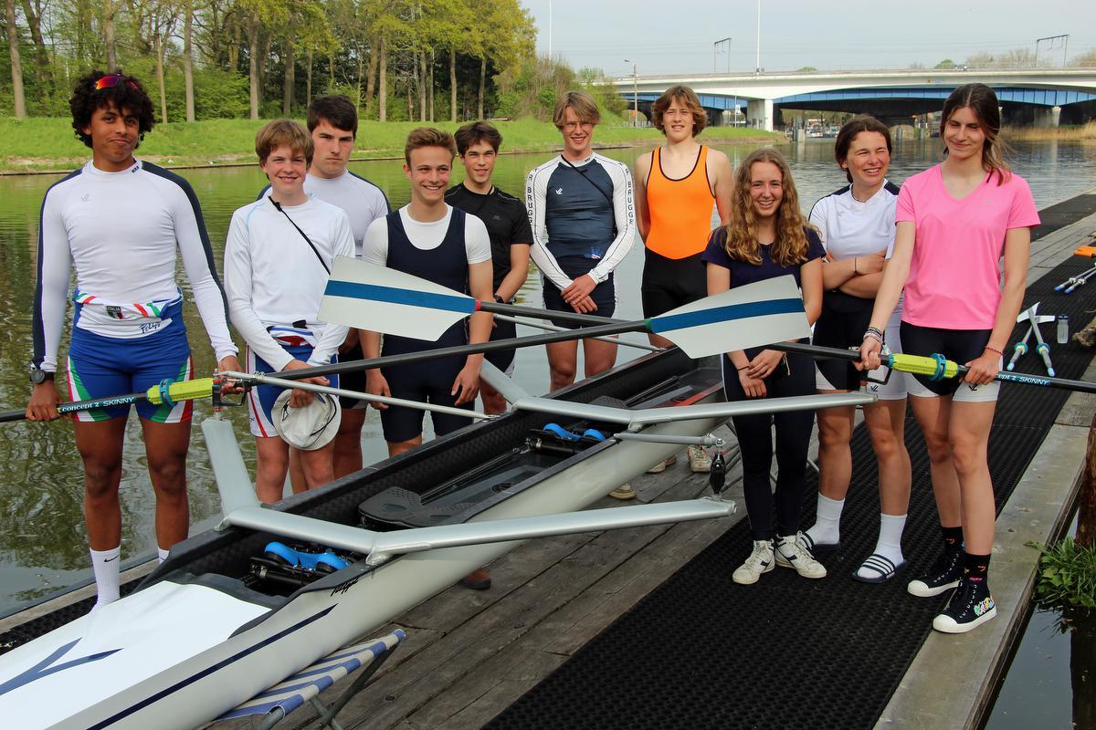 Koninklijke Roeivereniging Brugge trekt naar BK korte boottypes - KW.be