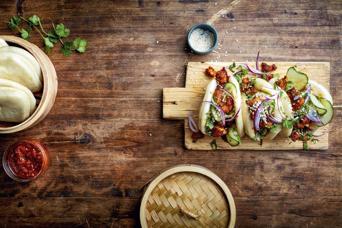 Bao buns de poulet comme en Chine