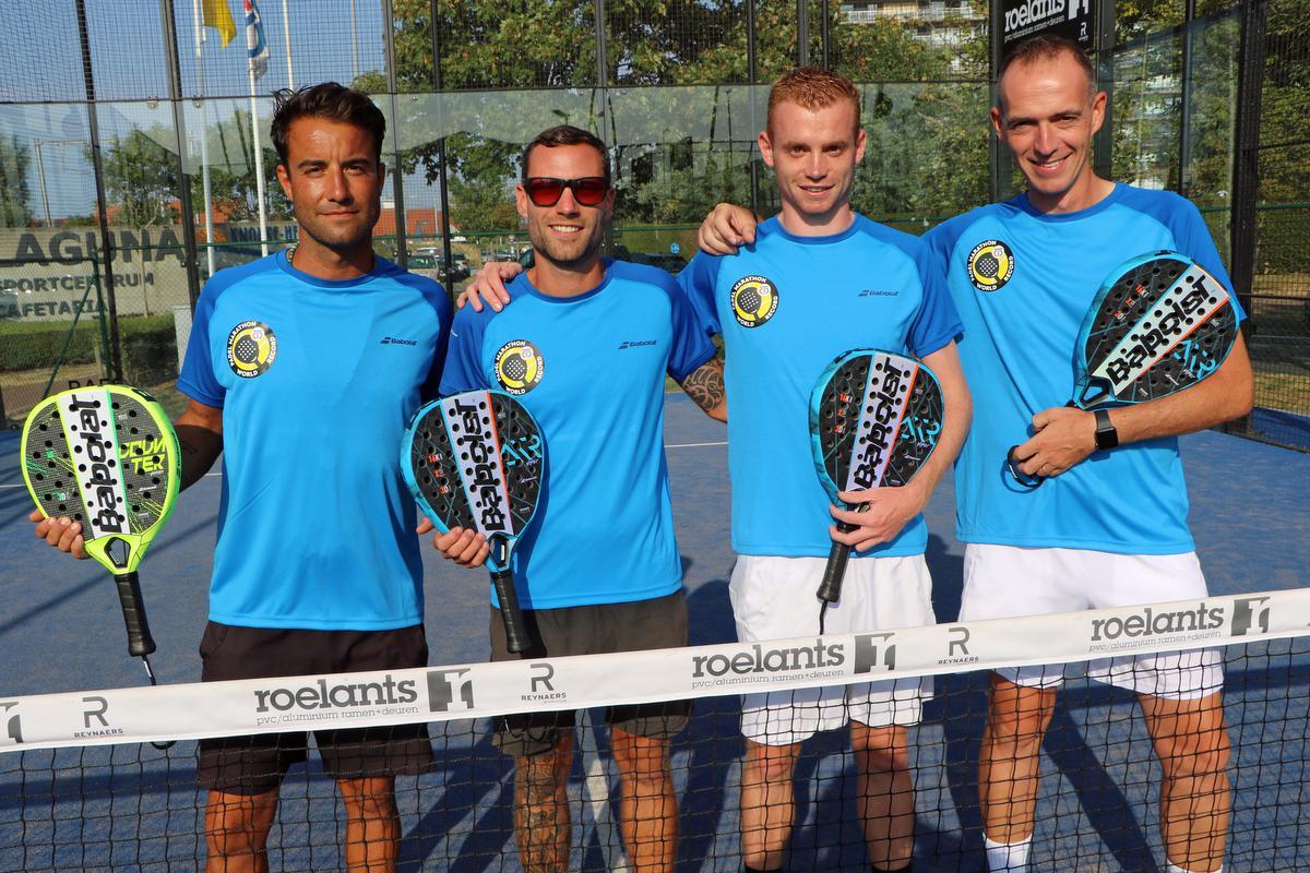 Vier leden van tennisclub Duinbergen in Knokke-Heist gaan voor record ...