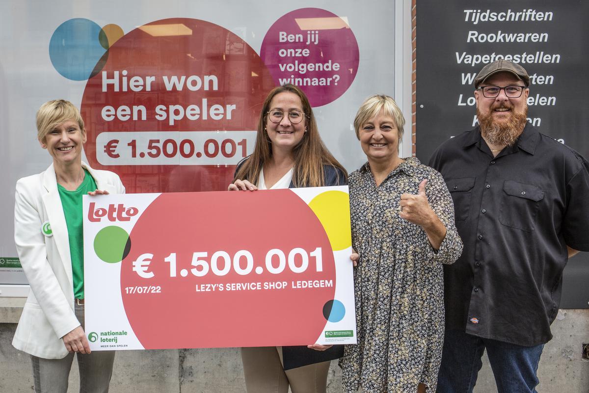 Ledegemnaar wint anderhalf miljoen euro met Lotto - KW.be