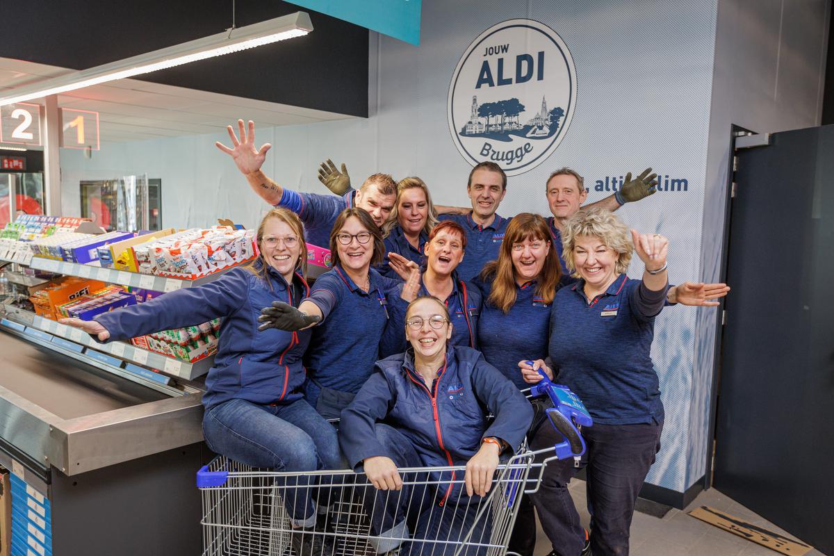 Vernieuwde Aldi-winkel langs Baron Ruzettelaan geopend - KW.be