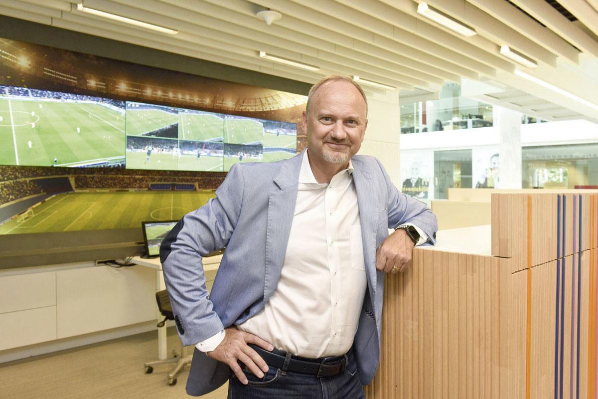 Sport op tv dankzij EVS, CEO Serge van Herck: 'Zonder onze software of servers zou het scherm ...
