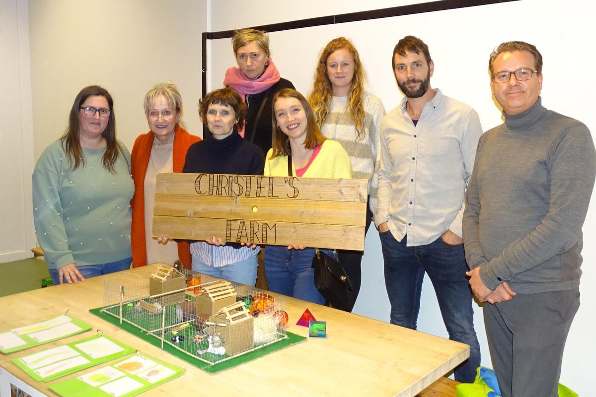 BuBaO De Vloedlijn huldigt zieke collega met Christel’s Farm - KW.be