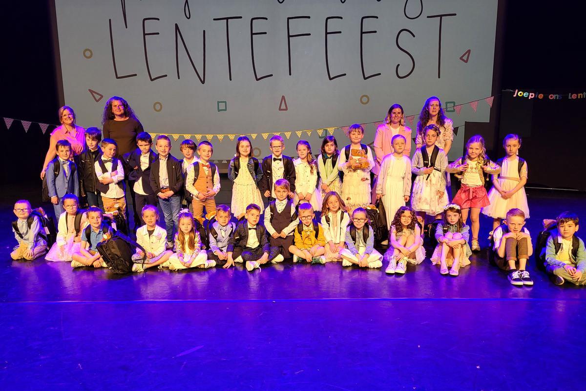 Lentefeest voor 33 kinderen in Het Perron - KW.be