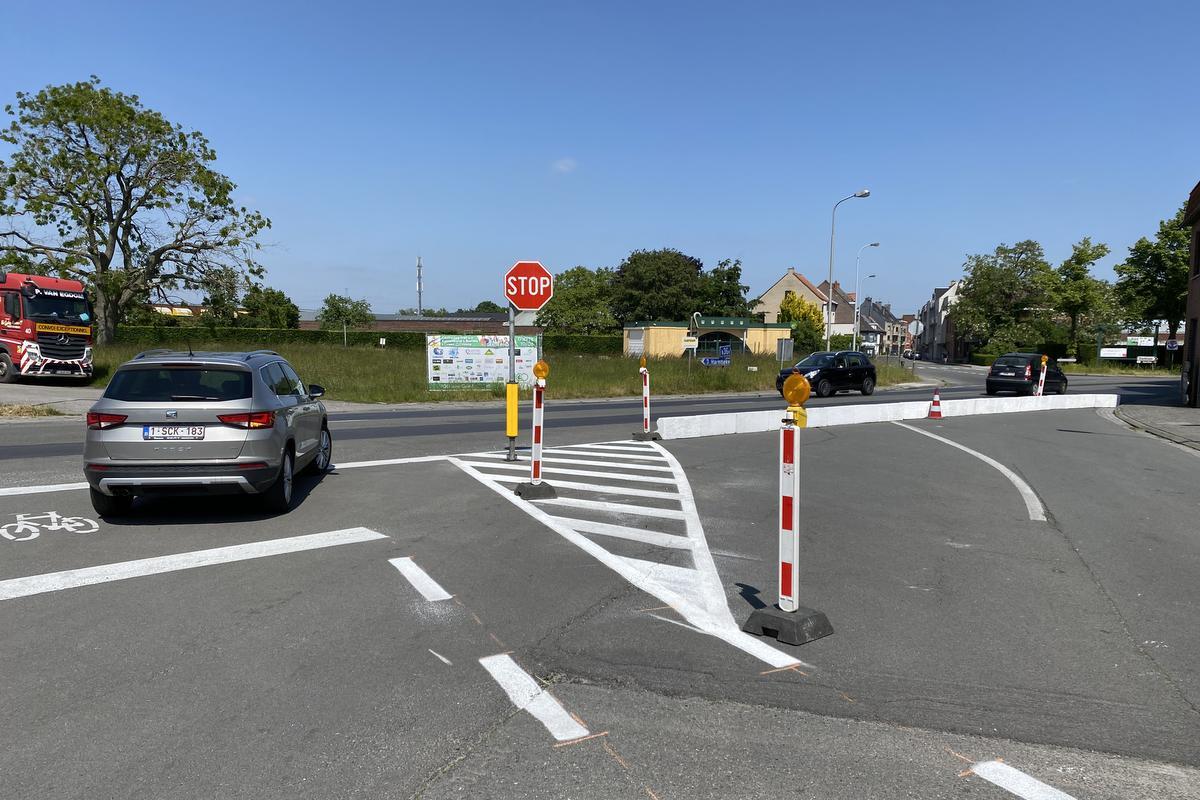 Kruispunt Harelbekestraat-Kortrijkse Heerweg in Deerlijk gewijzigd - KW.be