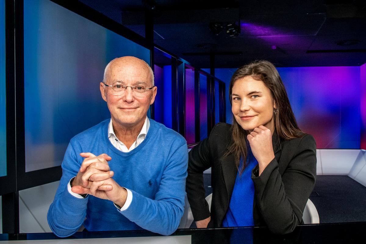 Pionier Johan Persyn en kersvers nieuwsanker Kjenta Vangampelaere ...