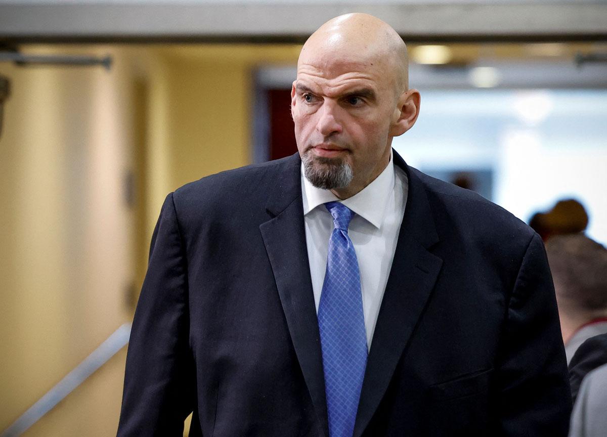 VS-senator John Fetterman in ziekenhuis voor depressie