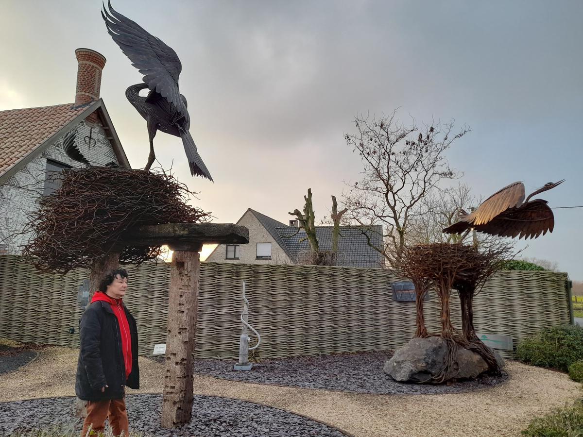 Alain Cool maakt indrukwekkende sculpturen uit staal - KW.be