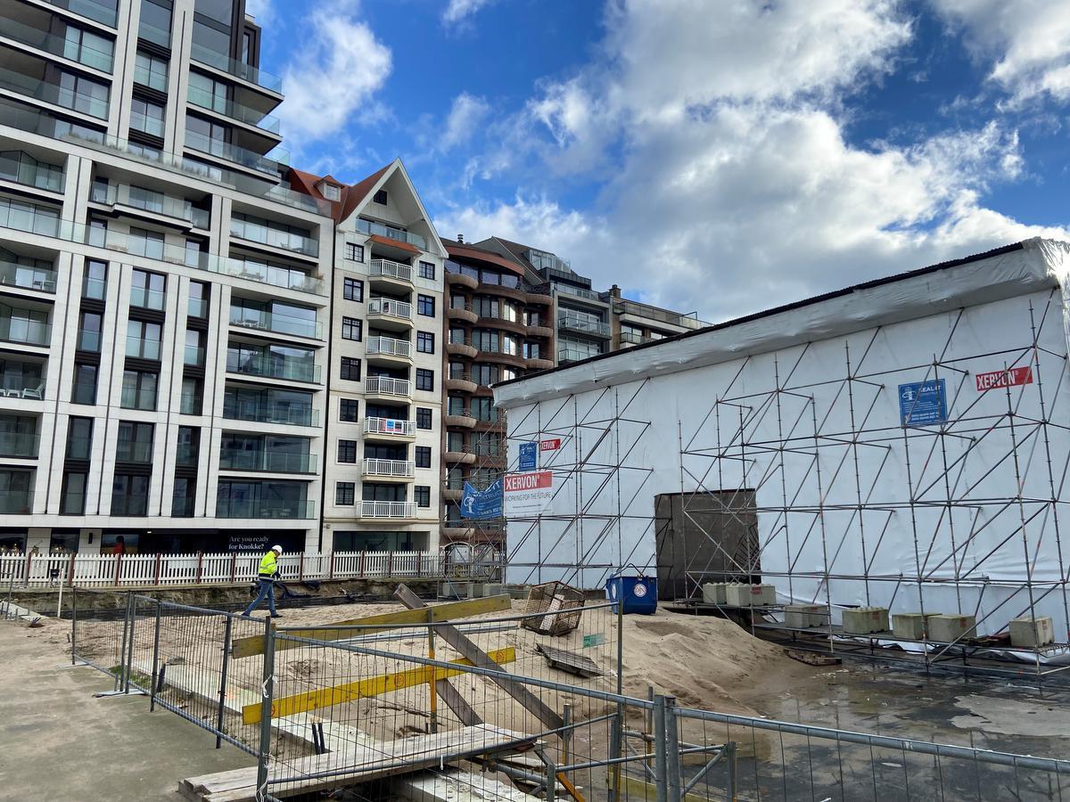 Vernieuwde Albertplein in Knokke-Heist krijgt stilaan vorm, al is er ...