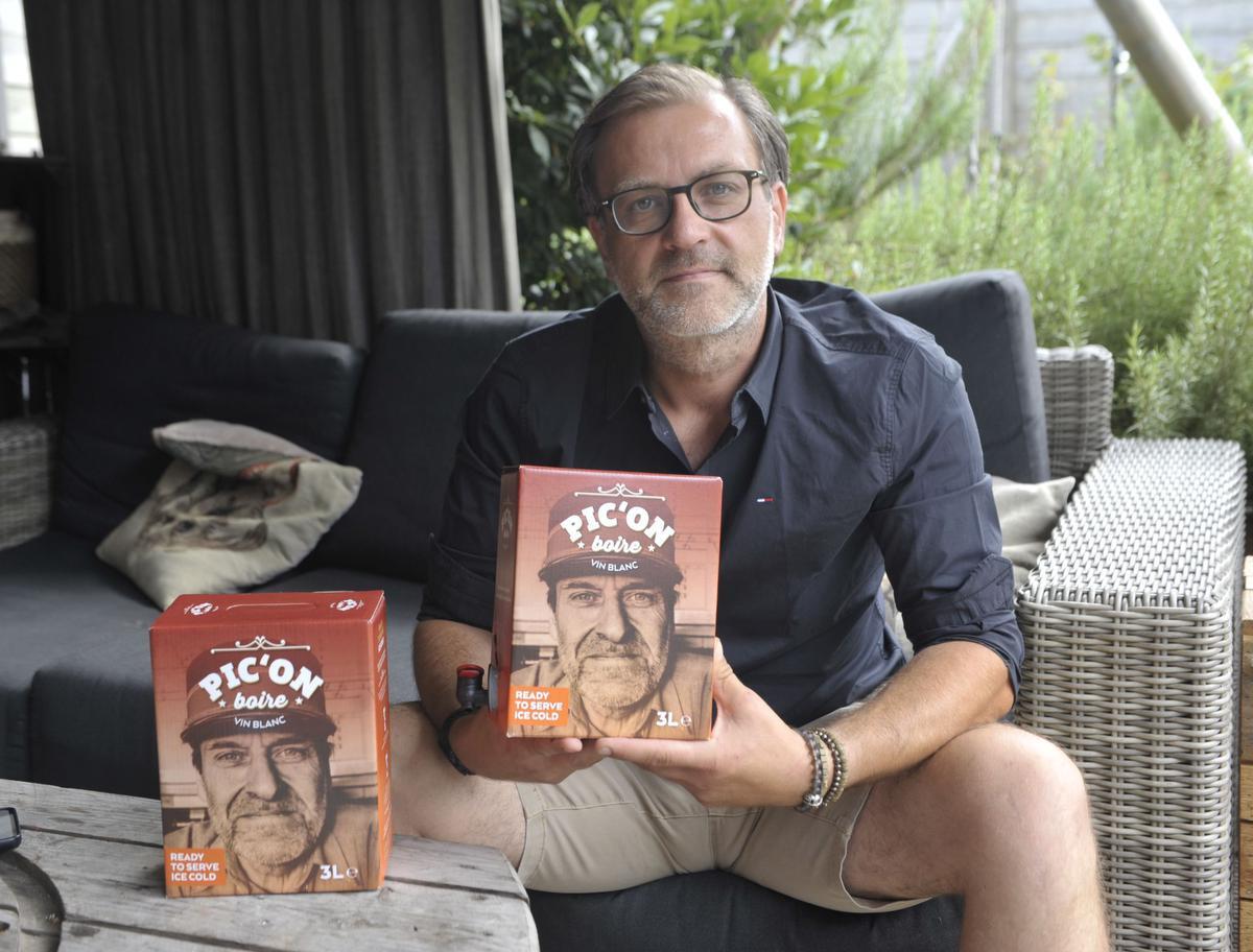 Glenn Ampe (43) uit Ingelmunster lanceert zijn Pic’on Boire Vin Blanc ...