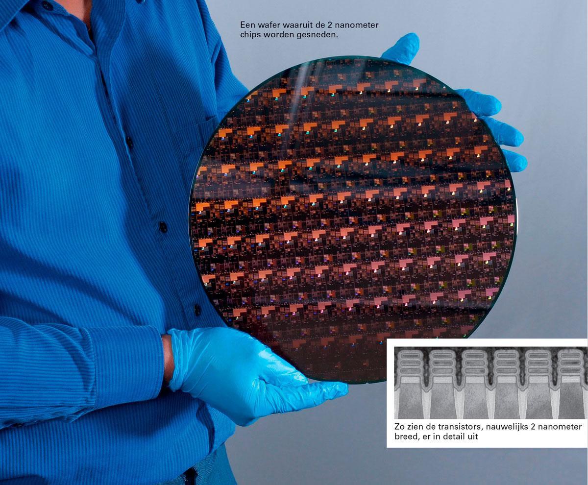 IBM heeft als eerste 2 nanometer chiptechnologie.