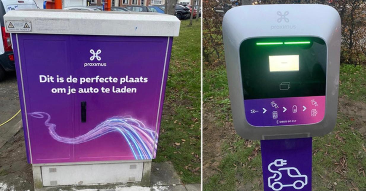 4.000 armoires de rue de Proximus utilisables pour recharger les ...