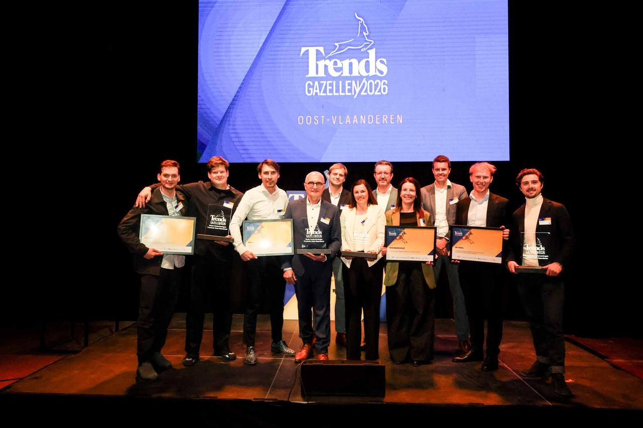 Fotoreeks: uitreiking van Trends Gazellen Oost-Vlaanderen 2026