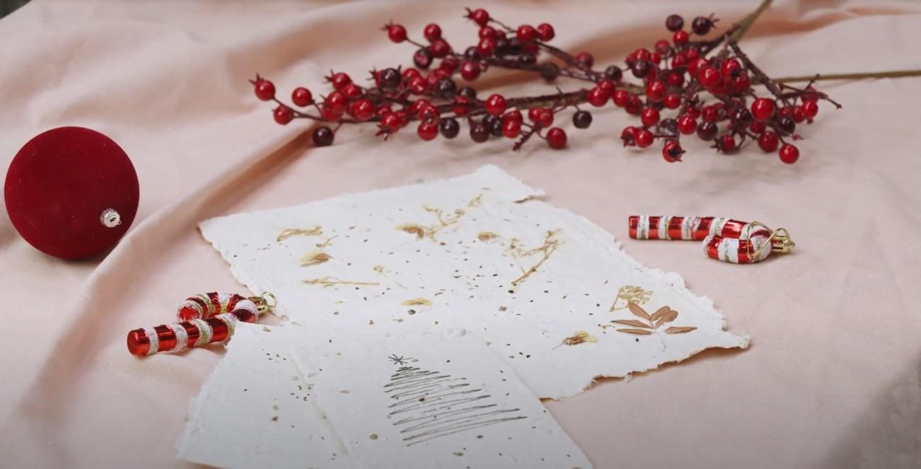 DIY: zelf papieren kerstkaartjes maken - Libelle