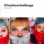 Le Tiny Face Challenge, le défi make up flippant né du port du masque