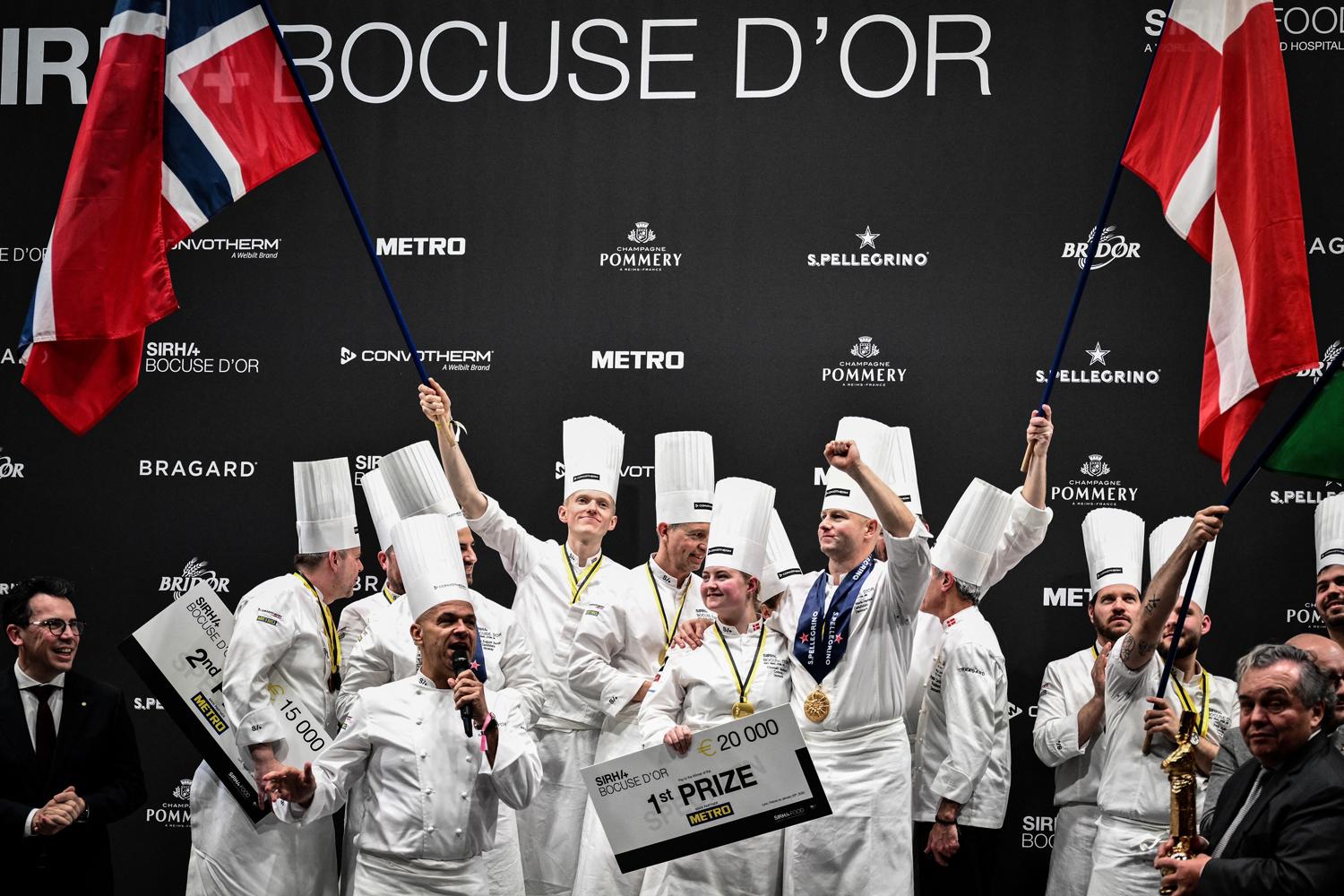 Le Danemark remporte le Bocuse d'Or 2023