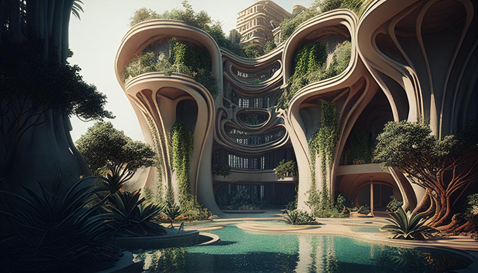 AI-architectuur verovert het internet: deze spectaculaire gebouwen kun ...