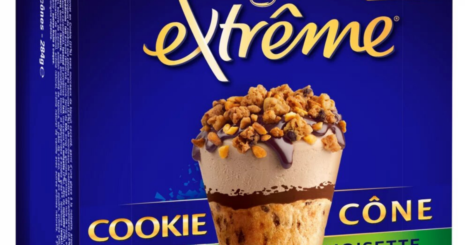 Extrême crée une glace avec un cône en pâte à cookie
