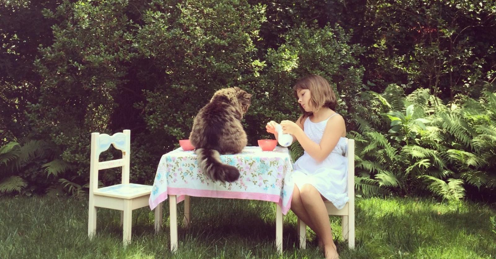 Schattig: tuinmeubelen op kindermaat - Libelle Mama
