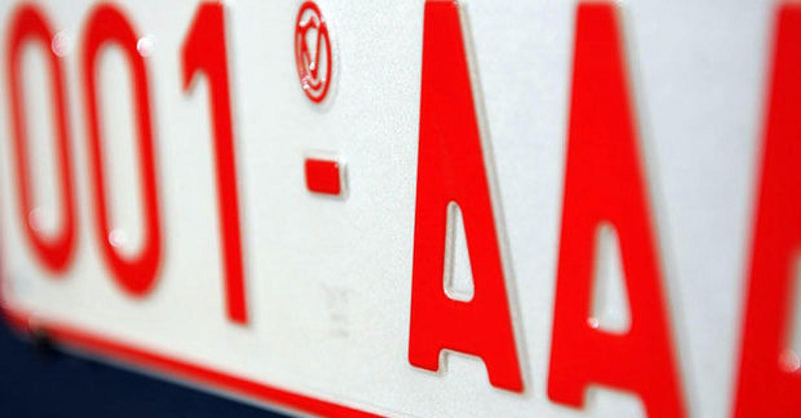 Europese nummerplaat is geen 'lopende zaak'