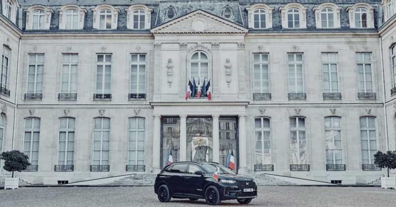 Unieke DS 7 voor Frans president Emmanuel Macron