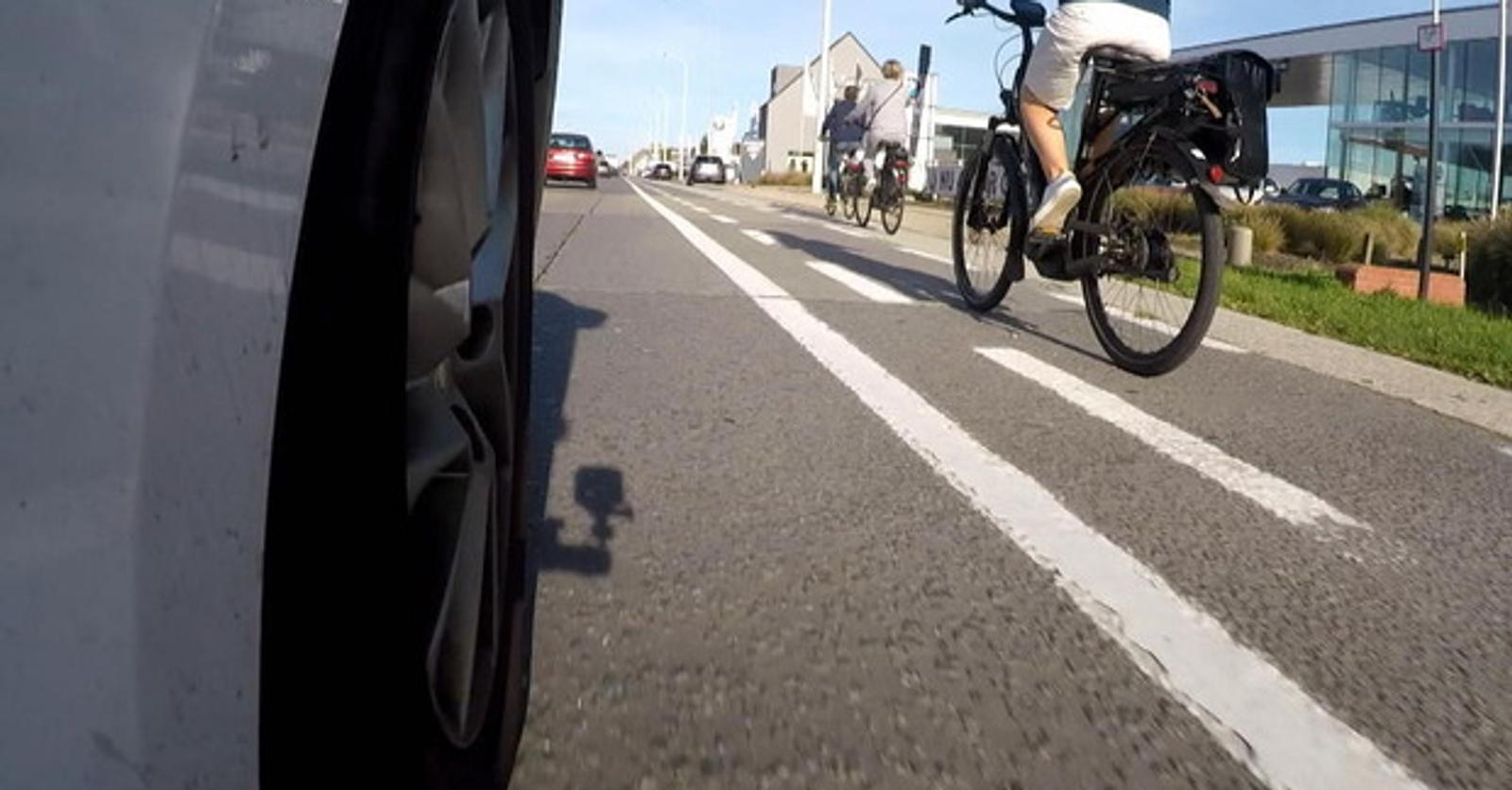 7 op de 10 fietsstroken zijn veel te smal